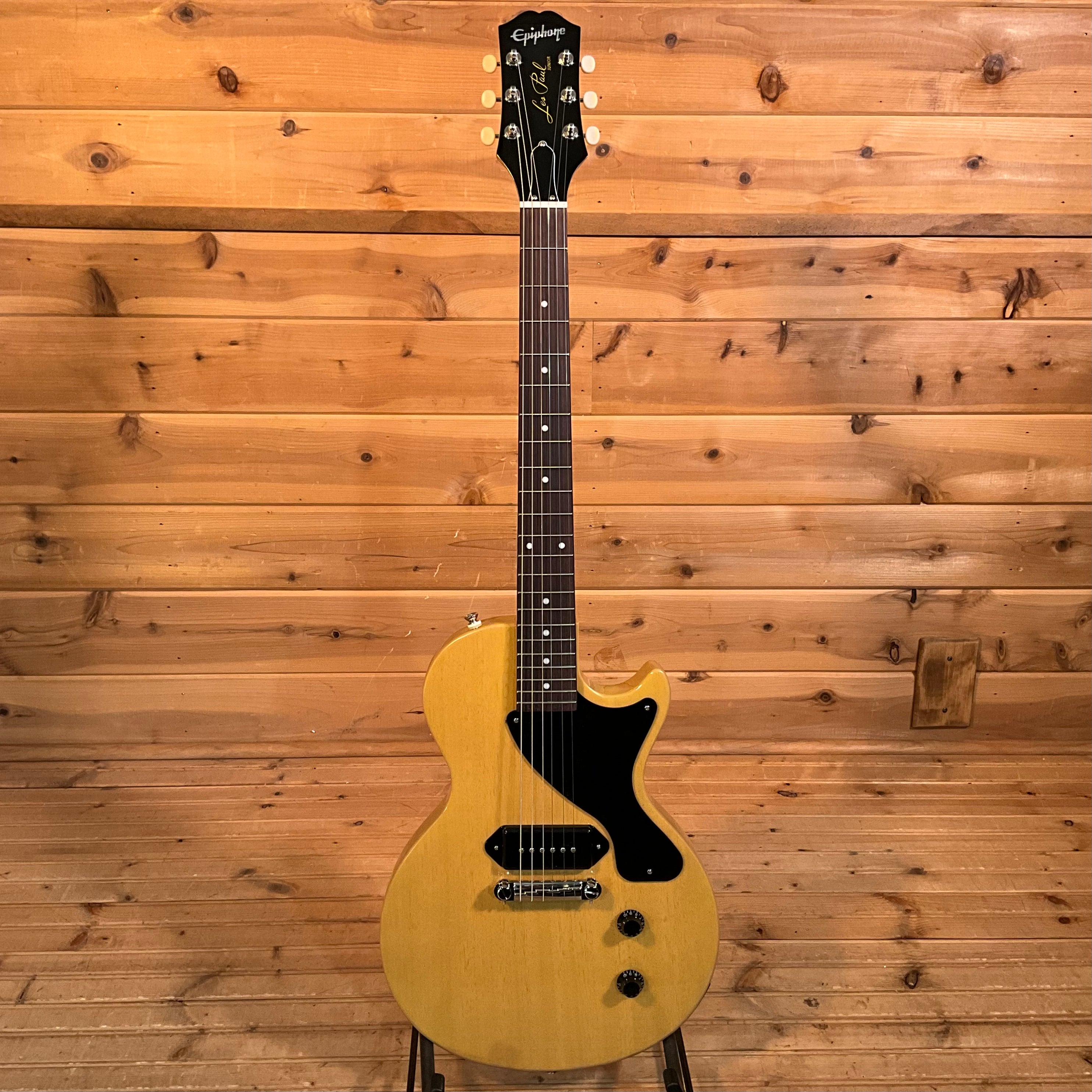 Epiphone Les Paul Junior Electric Guitar - TV Yellow - Huber Breese Music